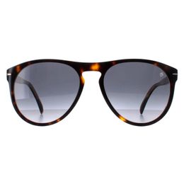 David Beckham DB1008/S 086 9O dunkle Schildpatt-Sonnenbrille mit grauem Farbverlauf