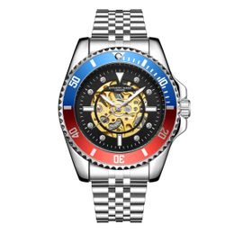 Handmontierte Anthony James Limited Edition Skeleton Sports Automatic Steel
