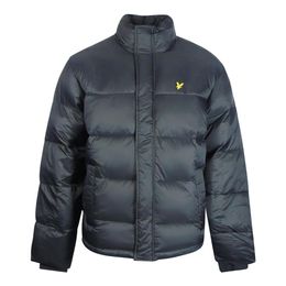 Lyle & Scott Schwarze wattierte Pufferjacke von Lyle & Scott