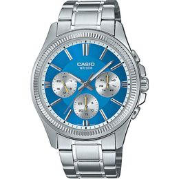 Casio Casio Collection Herren Silberuhr MTP-1375PD-2A2VEF