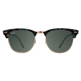 Ray-Ban Sonnenbrille Clubmaster 3016 125571 Spotted Grau Gr&uuml;n Dunkelgrau Gradient