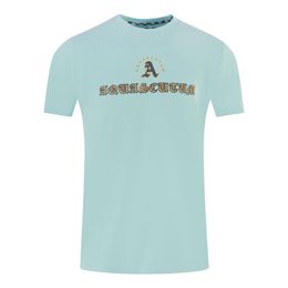 Aquascutum Skript Logo T-Shirt grau