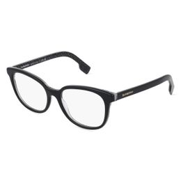 Burberry BE2291 Brille Damen | Fassung: Vollrand, Quadratisch, Schwarz Transparent