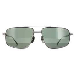Chopard Aviator Herren Total Gl&auml;nzend Gunmetal Grau Gr&uuml;n Polarisiert SCHF21M