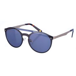 Unisex ALEX Ovale Metall-Sonnenbrille