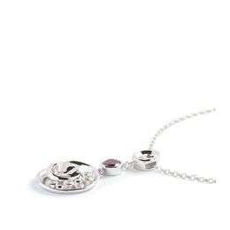Orphelia Damen-Kette aus 925er Sterlingsilber mit Anh&auml;nger &ndash; Silber ZH-4493