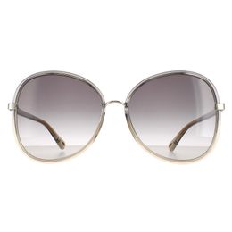 Chlo&eacute; Chloe Butterfly Damen Grau bis Braun Crystal Fade und Gold Grau Gradient CH0030S Franky