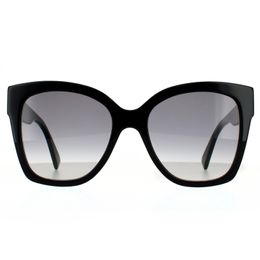 Gucci Square Womens Schwarz Grau Gradient Sonnenbrille