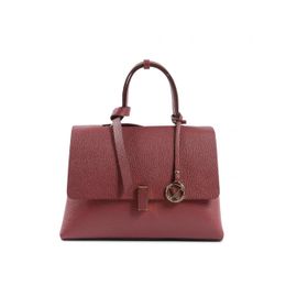 V Italia Damenhandtasche Rot 10520 Dollaro Rubino