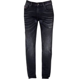 Diesel D-Strukt Schwarz Destroyed verstarkte Denim-Jeans