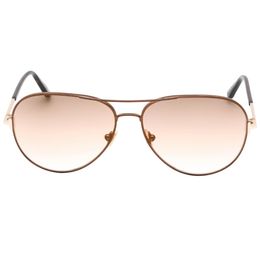 Tom Ford FT0823 Clark 48G Dunkelbraune Sonnenbrille