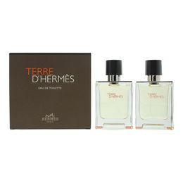 Herm&egrave;s Hermes Terre D'hermes Eau de Toilette 2 x 50ml Gift Set