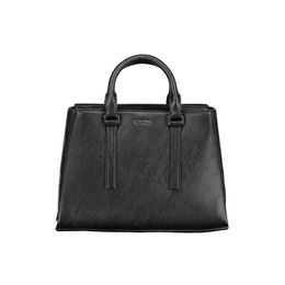 Calvin Klein Damen schwarze Polyester-Handtasche