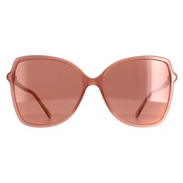 Jimmy Choo Butterfly Womens Nude Burgundy Fede / s