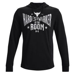Under Armour Under Armor Project Rock Mens Black Terry Hoodie