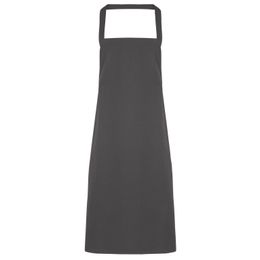 Premier Ladies/Womens Slim Apron (ohne Tasche) (2er-Pack) (Dunkelgrau)
