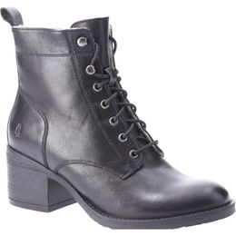 Hush Puppies Harriet Leder Damen Schwarz Stiefel