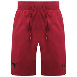 Under Armour X Project Rock Snap Mens Red Shorts