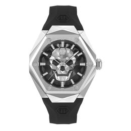 Philipp Plein The $kull Spikes Herren Schwarz Uhr PWPWA0124