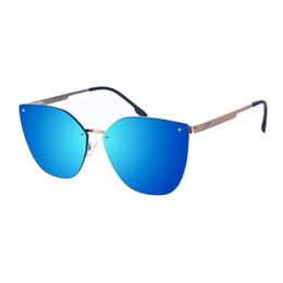 GUANTER Unisex-Sonnenbrille aus Metall in runder Form