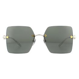 Gucci Sonnenbrille GG0644S 001 Silber Grau