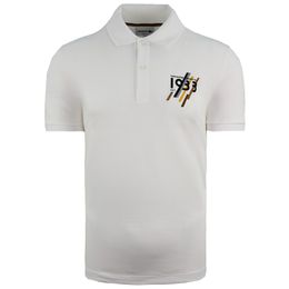 Lacoste Slim Fit Herren wei&szlig;es Poloshirt