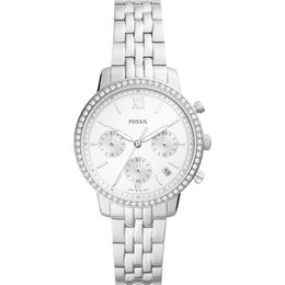 Fossil Neutra Silber Damen Armbanduhr ES5217