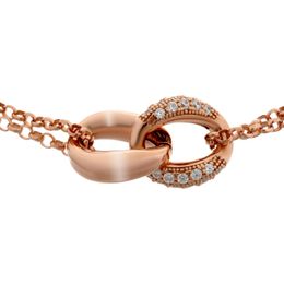 Orphelia Halskette f&uuml;r Damen, Sterling-Silber 925, Ros&eacute;, ZK-7176/RG