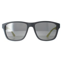 Armani Exchange AX4135S 81806G matt grau grau spiegeln silberne Sonnenbrille
