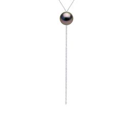 Halskette Tie &ndash; echte Tahiti-Zuchtperle, rund, 12&ndash;13 mm