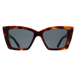 SAINT LAURENT Cat Eye Damen Havanna Schwarz SL657