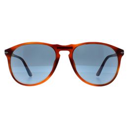 Persol Sonnenbrille 9649 96/56 Terria di Siena Schildkr&ouml;te Blau