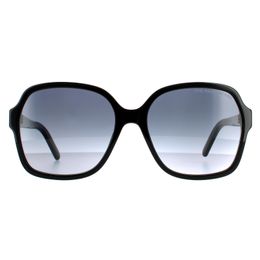 Marc Jacobs Square Womens Black Dark Grey Gradient Sonnenbrille