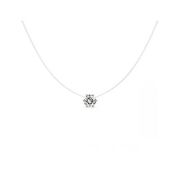 Tr&auml;nen der Meerjungfrau Halskette - Rose Gold und Kristall