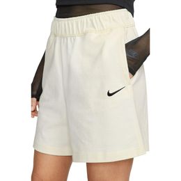 Nike Jersy Loose Fit High Rise Creme Shorts