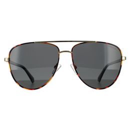 Polaroid Aviator Unisex Gold Havanna Grau Polarisierte Sonnenbrille