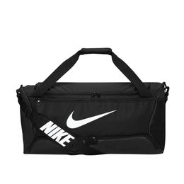 Nike Brasilia Swoosh Training 60L Duffle Bag (Schwarz/Wei&szlig;)