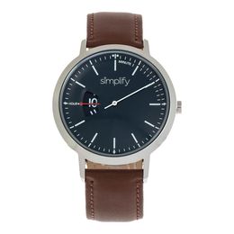 Simplifier la montre &agrave; bracelet en cuir 6500