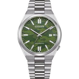 Citizen Tsuyosa Herren Silber Uhr NJ0159-86X