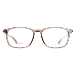 HUGO BOSS Rectangular Herren Transparent Grau BOSS 1133