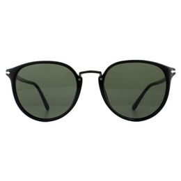 Persol Sonnenbrille PO3210S 95/31 Schwarz Gr&uuml;n 54mm