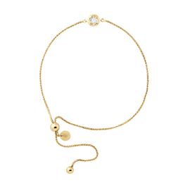 Diamantarmband Solit&auml;r 0,02 0,50 Karat Karat Illusion Gelbgold