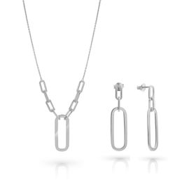 Orphelia 'Essence' Damen-Set aus 925er Sterlingsilber: Halskette + Ohrringe &ndash; Silber SET-7560