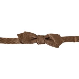 Dolce & Gabbana Dolce & Gabbana M&auml;nner Braun Gold Einstellbare Hals Papillon Fliege
