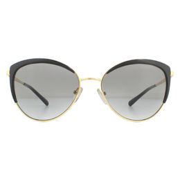 Michael Kors Cat Eye Womens Light Gold Schwarz Dunkel Grau Gradient Sonnenbrillen