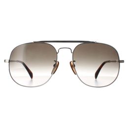 David Beckham DB7004/S 010 9K Palladium Silber gr&Atilde;&frac14;ner Farbverlauf Sonnenbrille