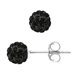 DIADEMA - Ohrringe Black Night - Kristall Schwarz - Kollektion Crystal Pearl