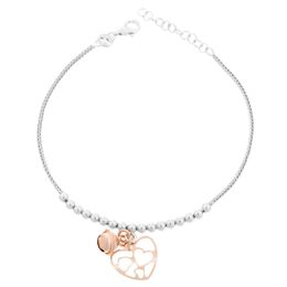 Orphelia Damen-Armband aus 925er Sterlingsilber &ndash; Silber/Ros&eacute; ZA-7109