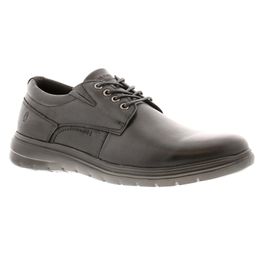 Hush Puppies Triton Schwarze Herren-Schn&uuml;rschuhe Aus Leder