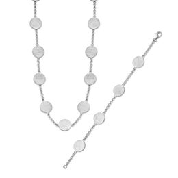 Orphelia Damen 925 Sterling Silber Set: Kette + Armband - Silber SET-045